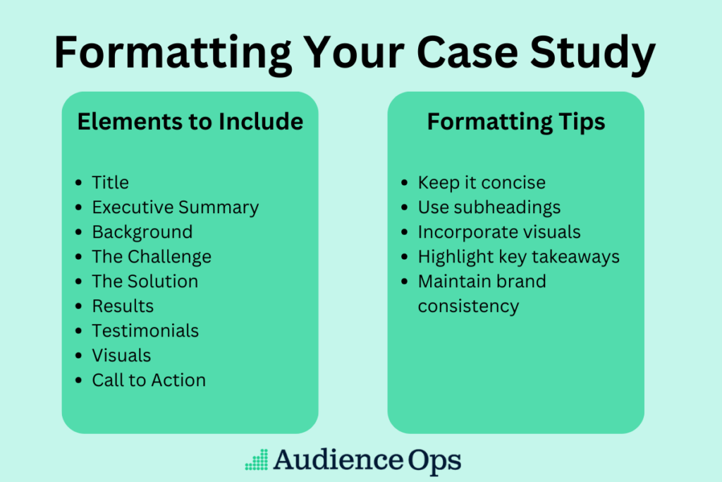 How to Format Marketing Case Studies - Audience Ops