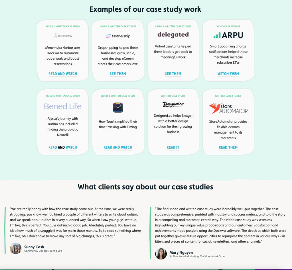 Marketing Case Study Examples - Audience Ops